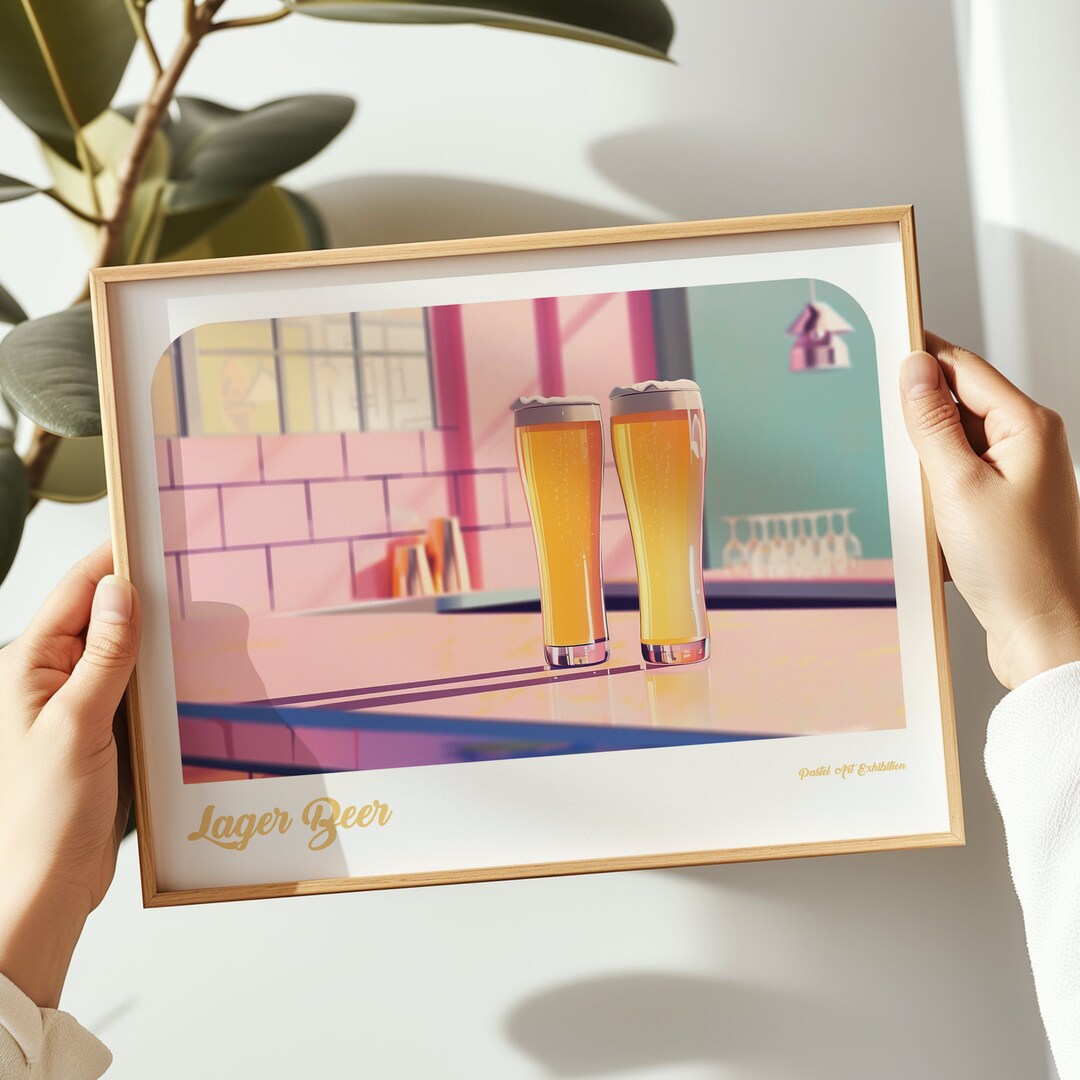 Lager Beer Landscape Print, Lager Beer Poster, Lager Beer Wall Art ...