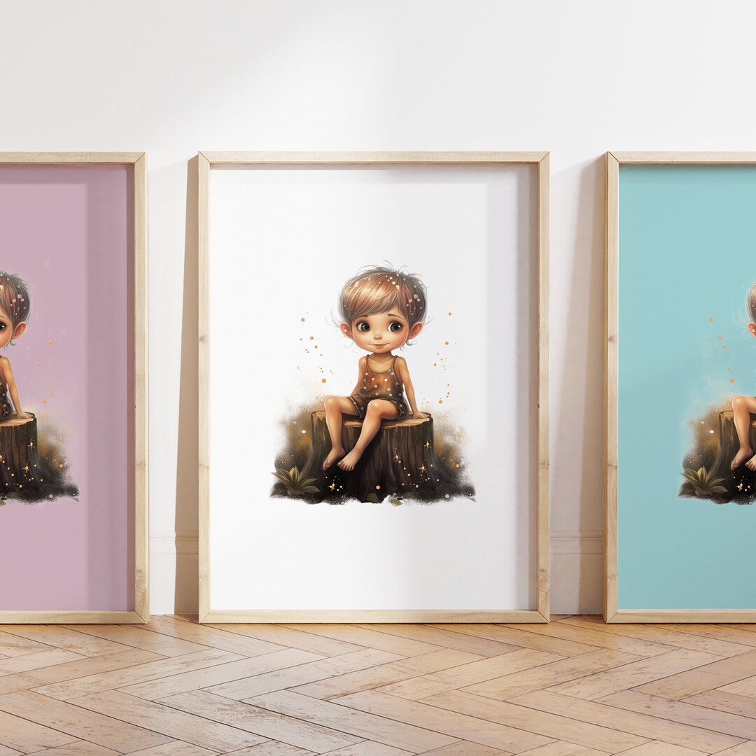 Any Colour - Magical Poppy Pixie Print - Mystical Poppy Pixie Poster ...