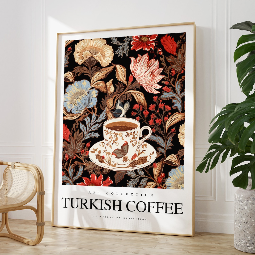 Any Colour - Turkish Coffee Print - Turkish Coffee Drink Poster ...