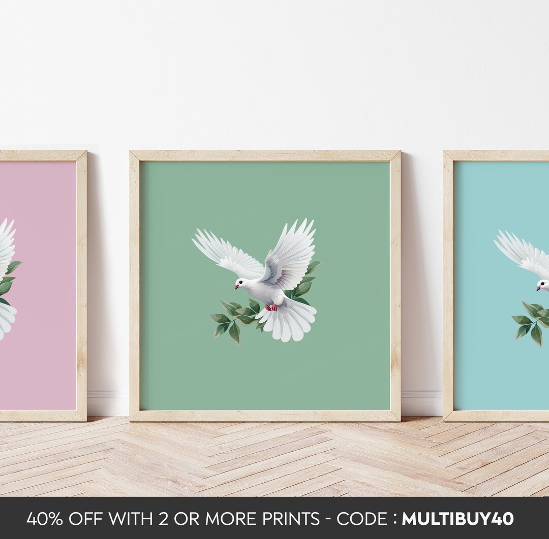 Turtle Dove Poster - Turtle Dove Print - Turtle Dove Art - Bird Art ...