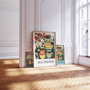 Any Colour - Tea Things - Kitchen Print - Kitchen Poster - Kitchen Art ...