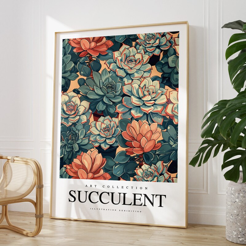 Succulent Print - Etsy