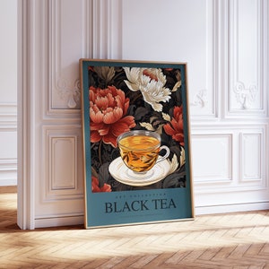 Any Colour - Black Tea Print - Black Tea Drink Poster - Black Tea Art ...