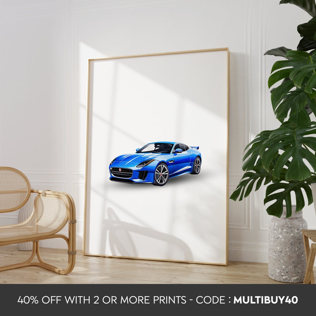 Any Colour - Jaguar F-TYPE Print - Jaguar F-TYPE Poster - Jaguar Poster ...