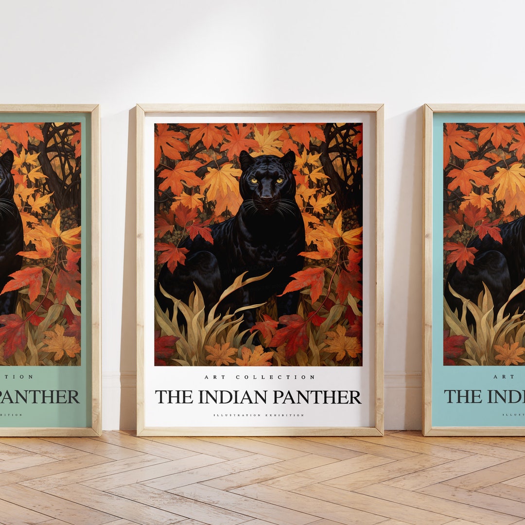 Any Colour - the Indian Panther Print - the Indian Panther Poster ...