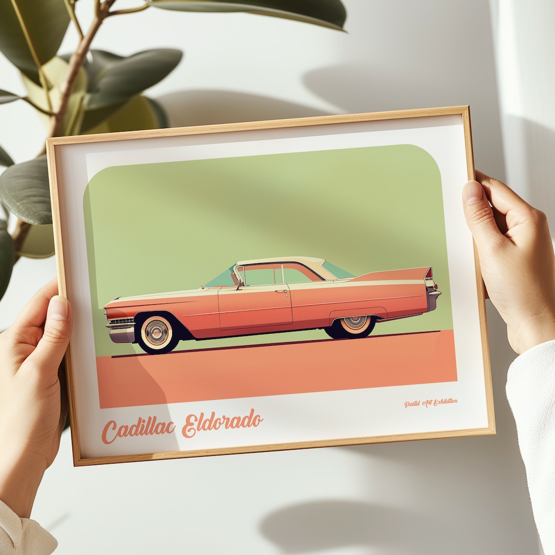 Cadillac Eldorado Landscape Print, Cadillac Poster, Cadillac Wall Art ...