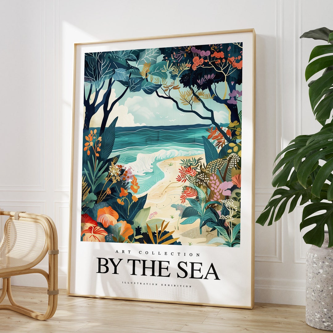 Any Colour - Beach Print - Beach Poster - Beach Art - Travel Poster ...
