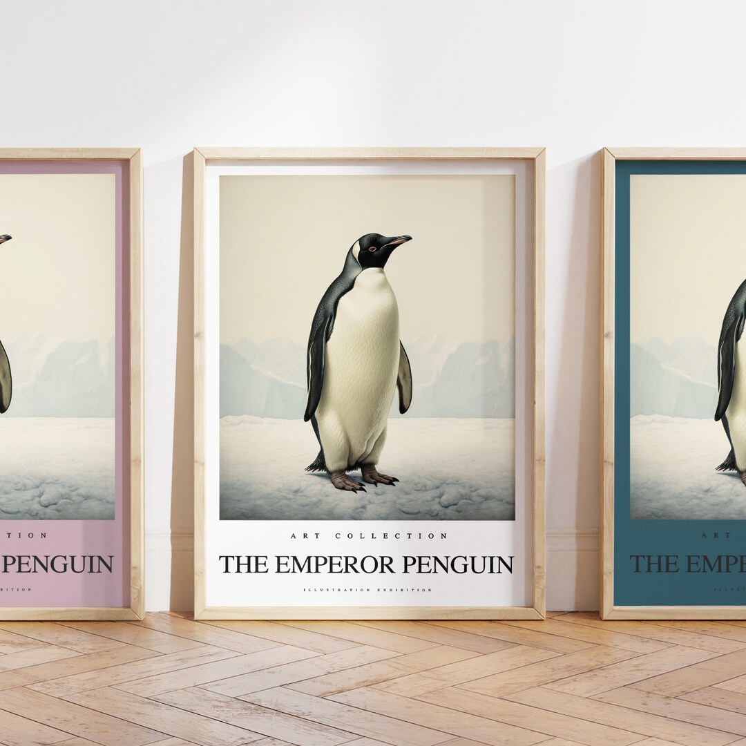 The Emperor Penguin Print - Emperor Penguin Poster - Antartica Art ...