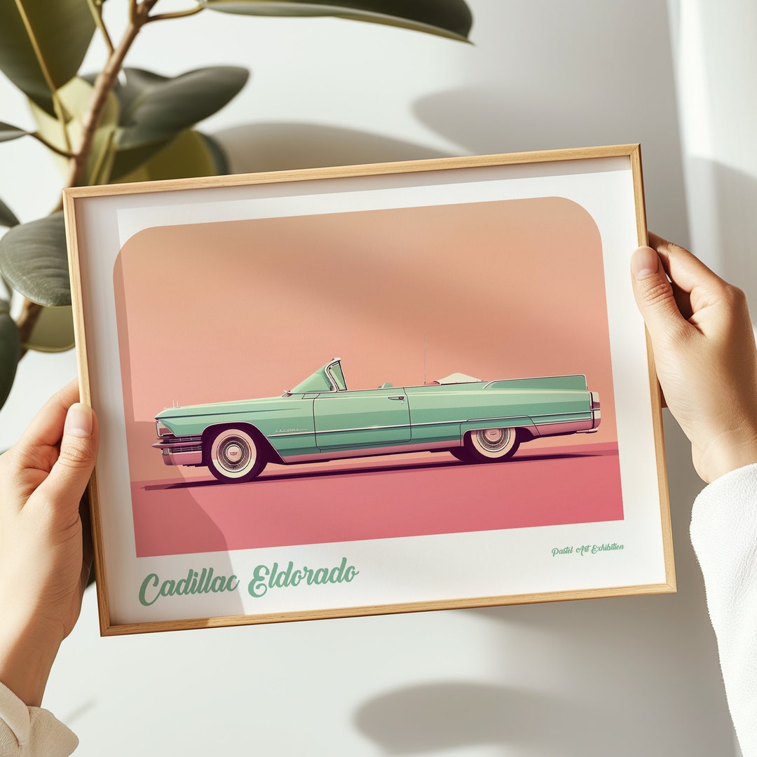 Cadillac Eldorado Landscape Print, Cadillac Poster, Cadillac Wall Art ...