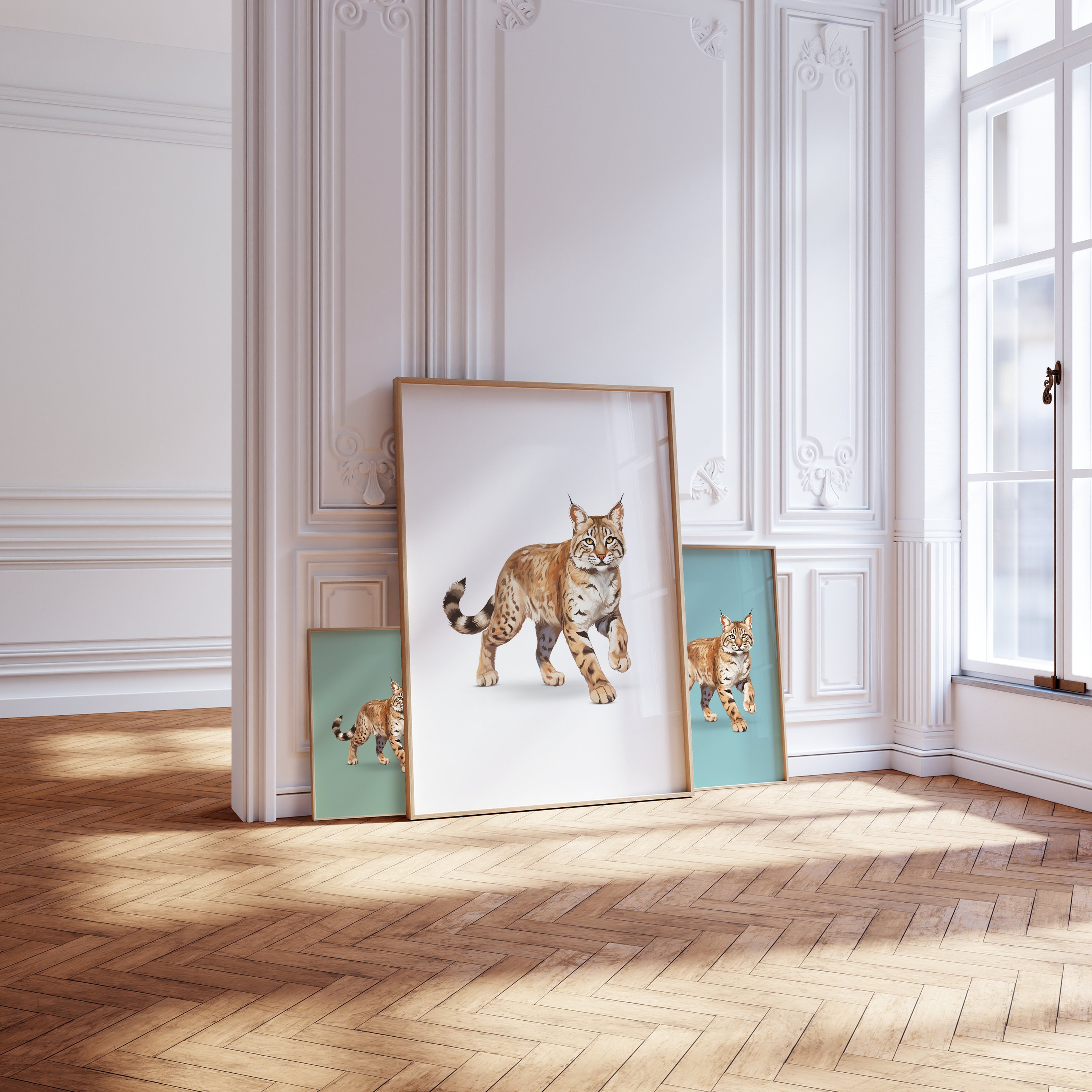 Any Colour Bobcat Print Bobcat Poster Bobcat Art Bobcat Print Any Size ...