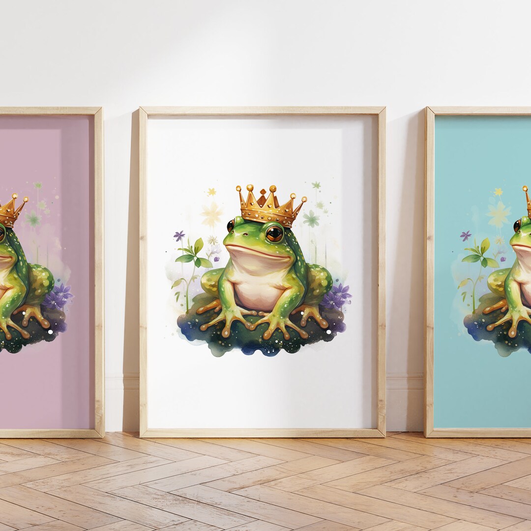 Any Colour - Mystical Frog Prince Print - Mystical Frog Prince Poster ...