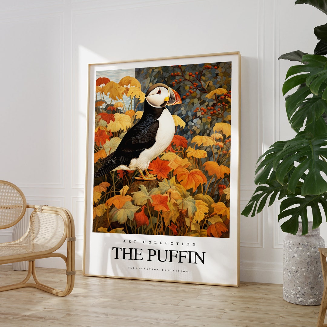The Puffin Poster - the Puffin Art - the Puffin Print - the Puffin ...