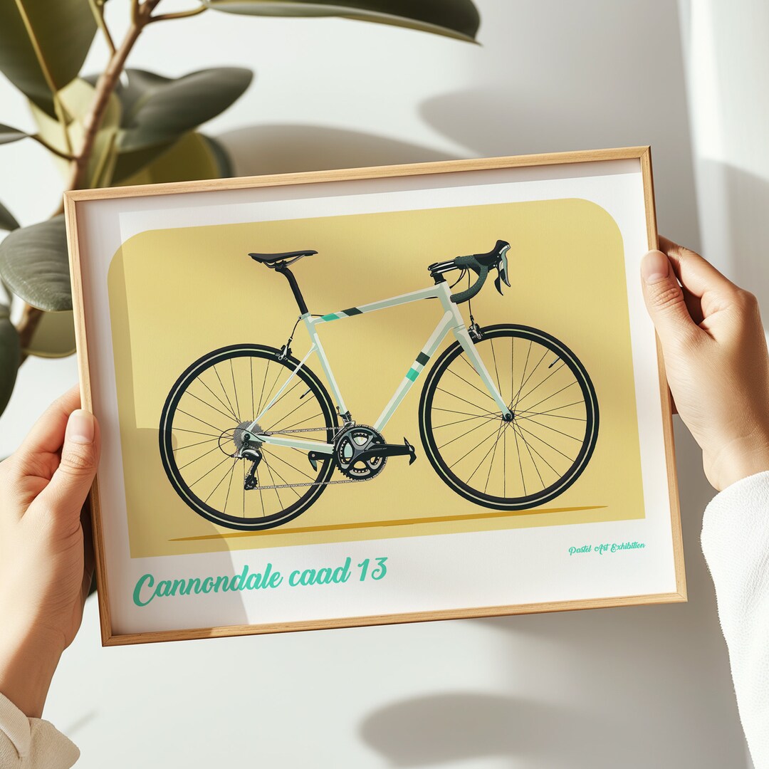 Cannondale Road Bike Landscape Print, Road Bike Poster, Road Bike Wall ...