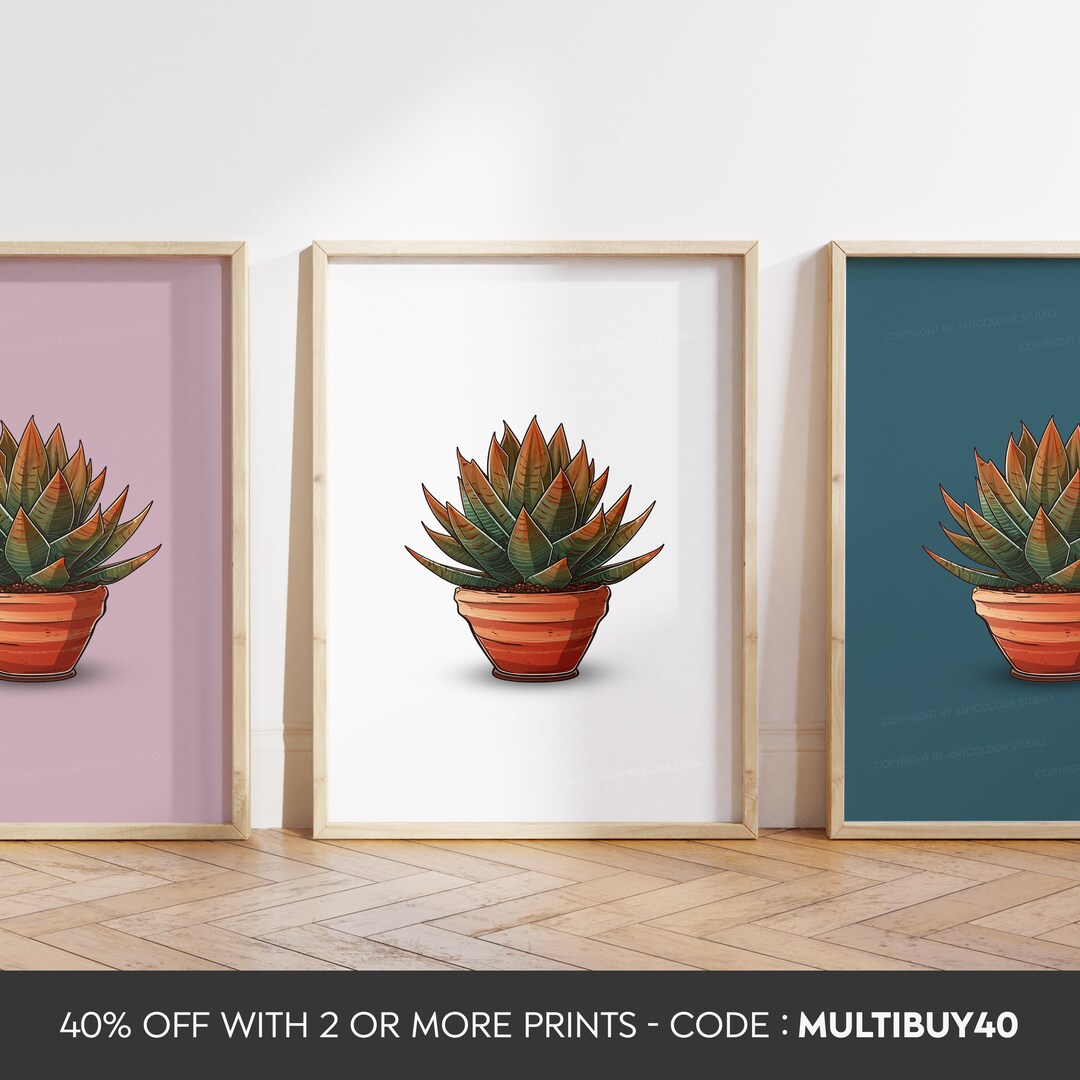 Any Colour - Agave Plant - Agave Poster - Agave Plants Poster - Plant ...