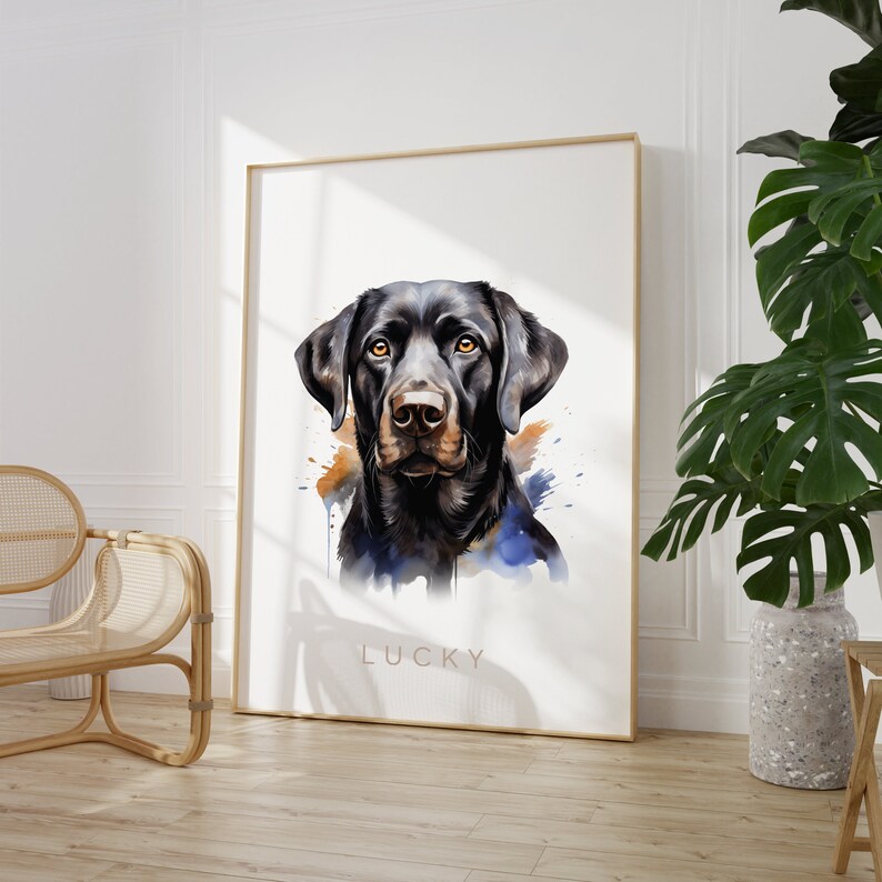 Custom Dog Poster - Labrador Retrieve Poster - Labrador Retrieve Dog ...