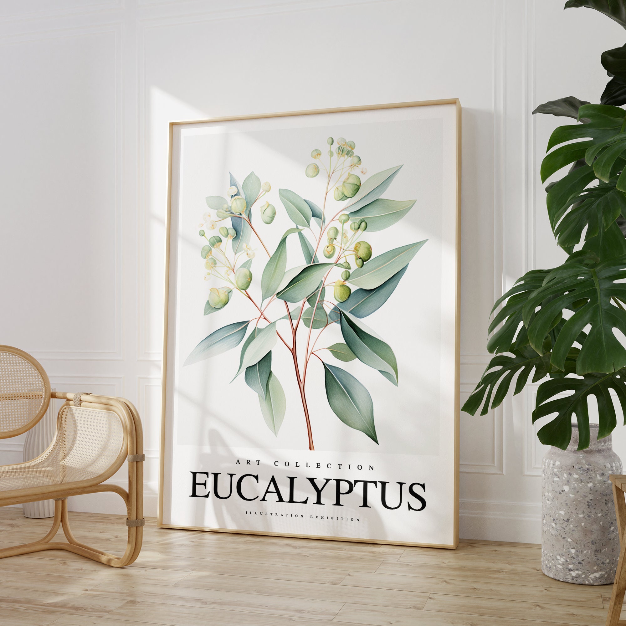 Any Colour Eucalyptus Tree Print Eucalyptus Leaves Poster Eucalyptus ...