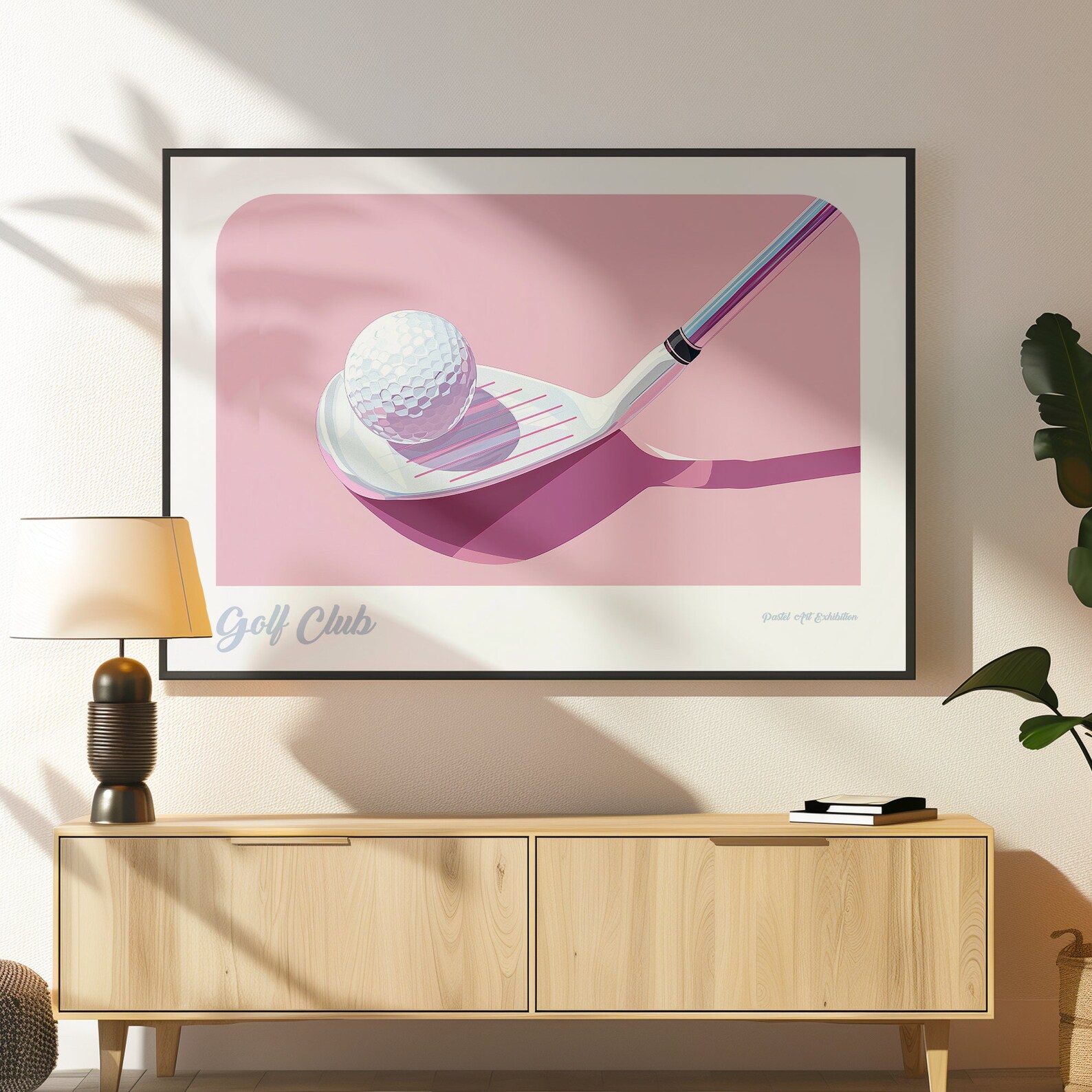 Golf Club Landscape Print, Golf Club Poster, Golf Club Wall Art, Items ...