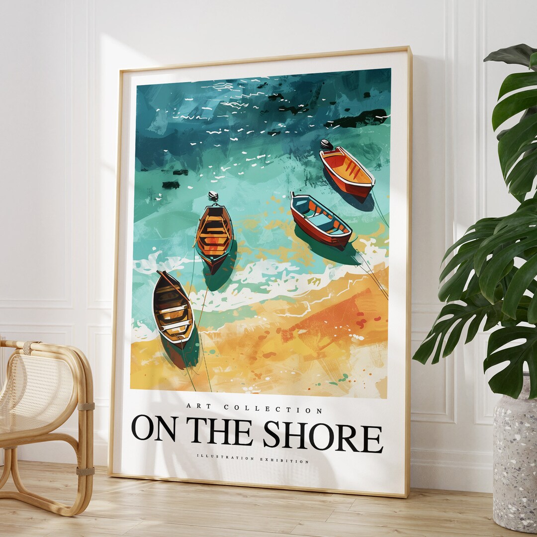 Any Colour - Boats Print - Boats Poster - Boats Art - Travel Poster ...