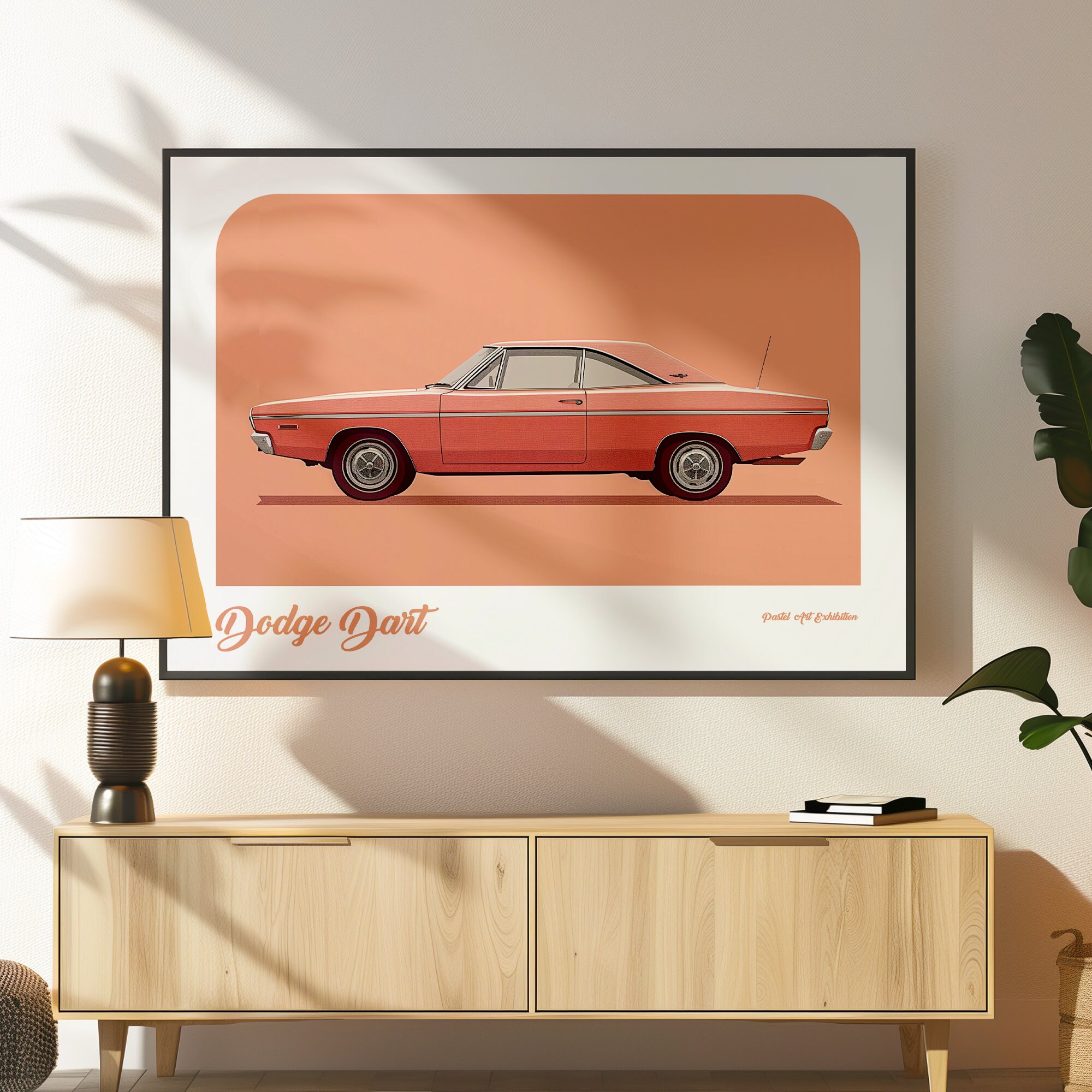 Dodge Dart Landscape Print, Dodge Poster, Dodge Wall Art, Dodge ...