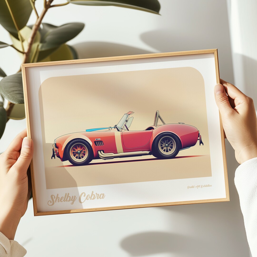 Shelby Cobra Landscape Print, Shelby Poster, Shelby Wall Art, Shelby ...