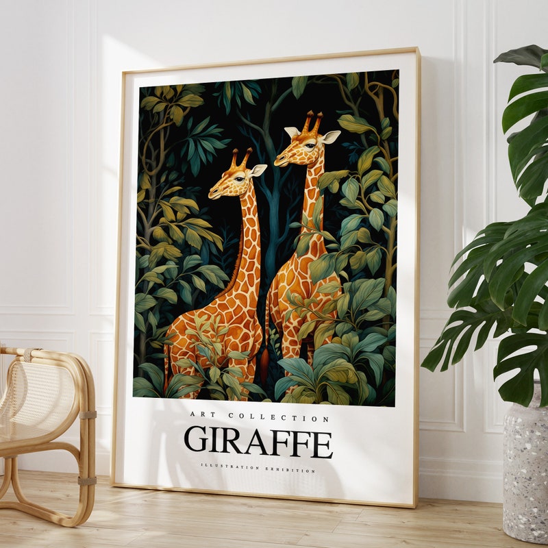 Giraffe Poster - Etsy