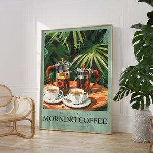 Any Colour - Coffee Set Print - Coffee Poster - Coffee Art - Drink ...