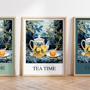 Any Colour - Tea Print - Tea Poster - Tea Time Art - Kitchen Print ...