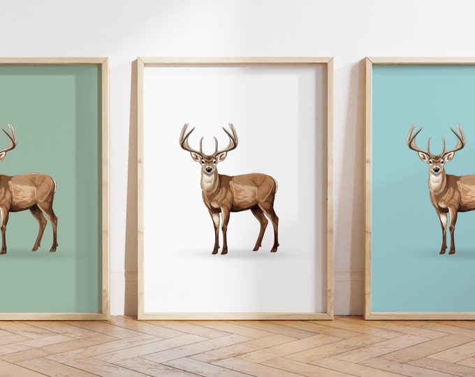 Tallgrass White-tailed Deer - Etsy Canada