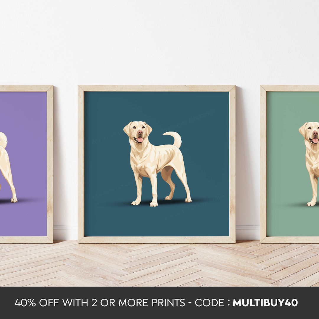 Any Colour - Labrador Retriever Poster - Labrador Retriever Print - Dog ...