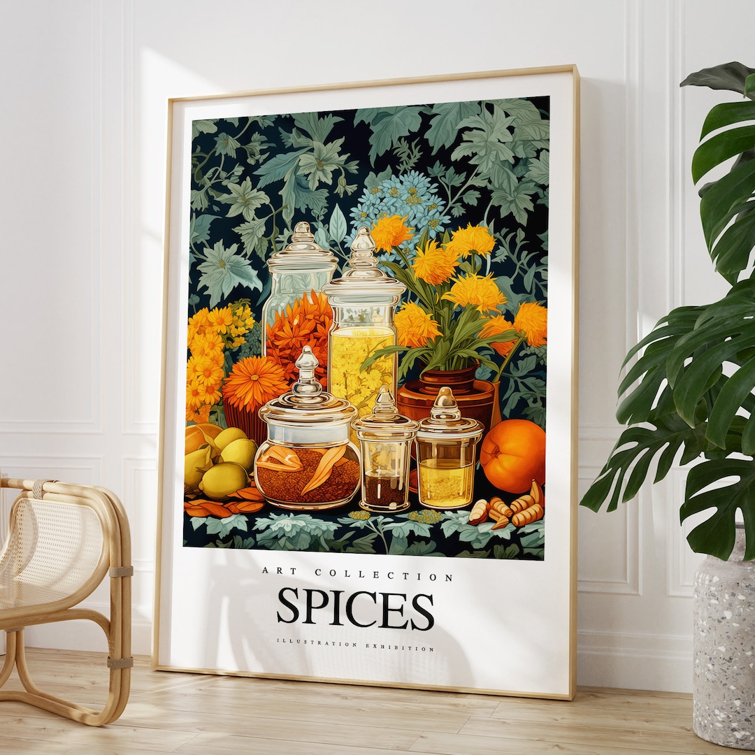 Any Colour - Spicesprint - Spices Poster - Spicesart - Kitchen Print ...