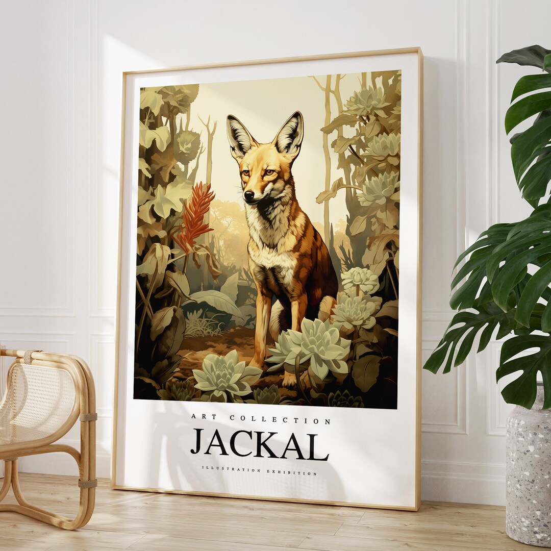 Any Colour - the Jackal Print - the Jackal Poster - Vintage Print - Any ...