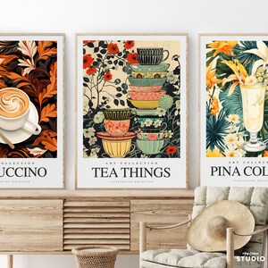 Any Colour - Tea Things - Kitchen Print - Kitchen Poster - Kitchen Art ...