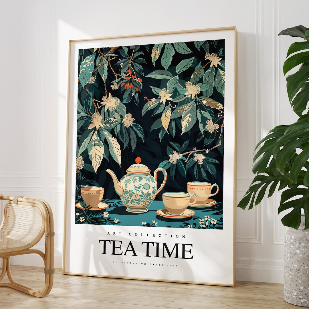 Any Colour - Tea Print - Tea Drink Poster - Tea Art - Kitchen Print ...