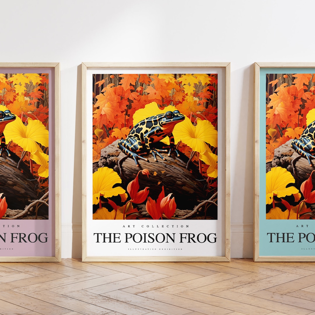 Any Colour - Poison Frog Print - Poison Frog Poster - Poison Frog Art ...
