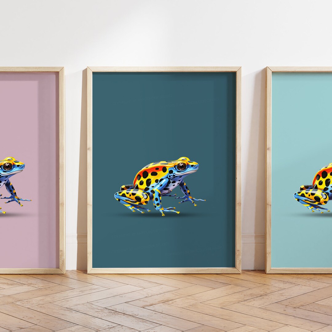 Poison Dart Frog Poster - Poison Dart Frog Print - Poison Dart Frog Art ...