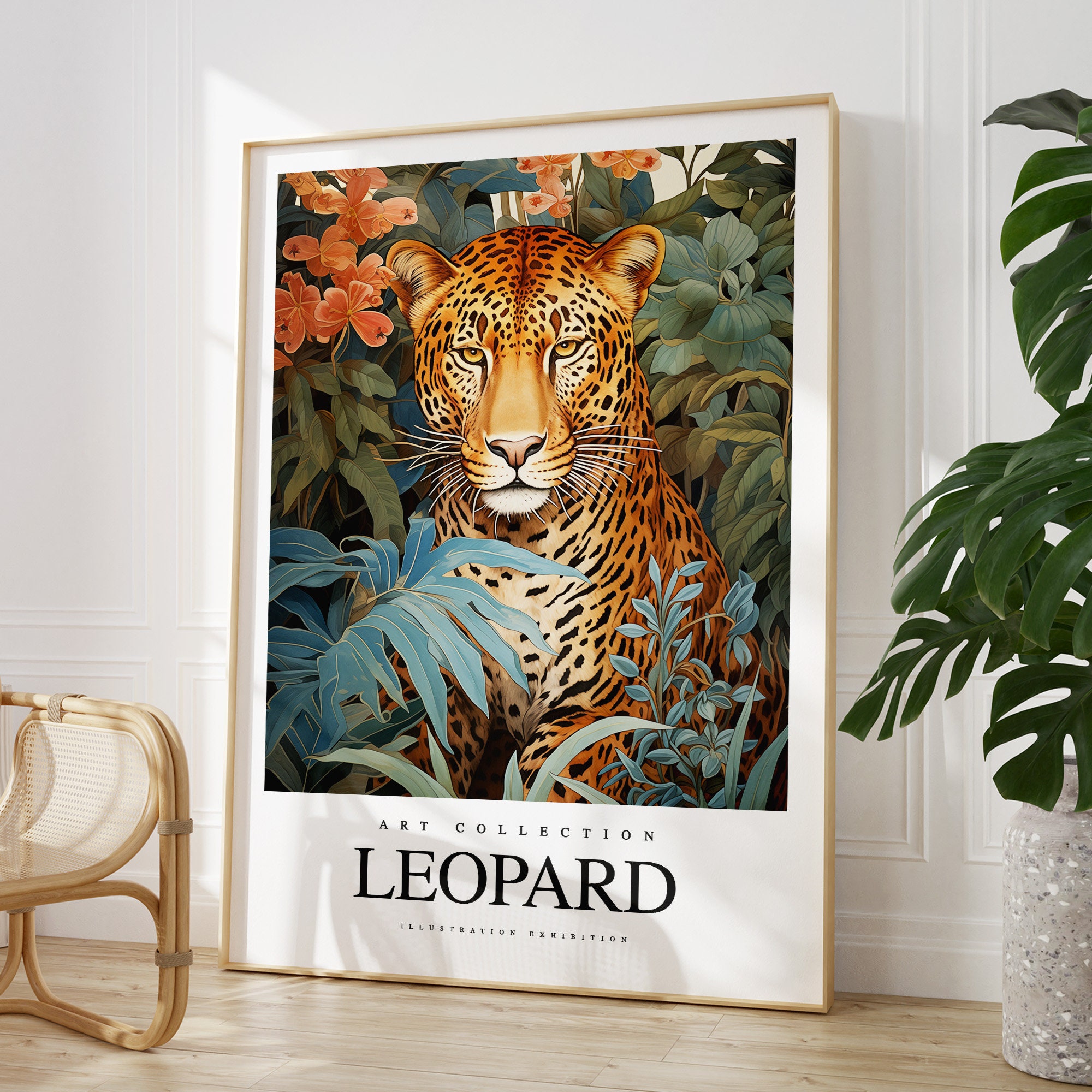 Any Colour - the Leopard Print - the Leopard Poster - Vintage Print ...