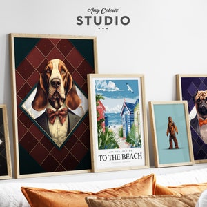 Any Colour Beach Huts Print Beach Huts Poster Beach Huts Art Travel ...