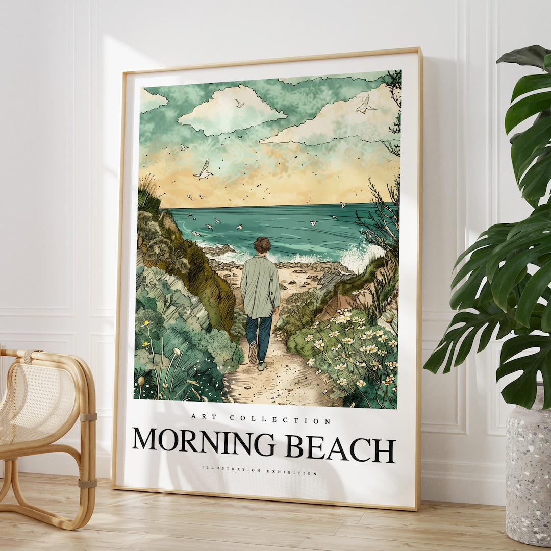 Any Colour - Beach Print - Beach Poster - Beach Art - Travel Poster ...