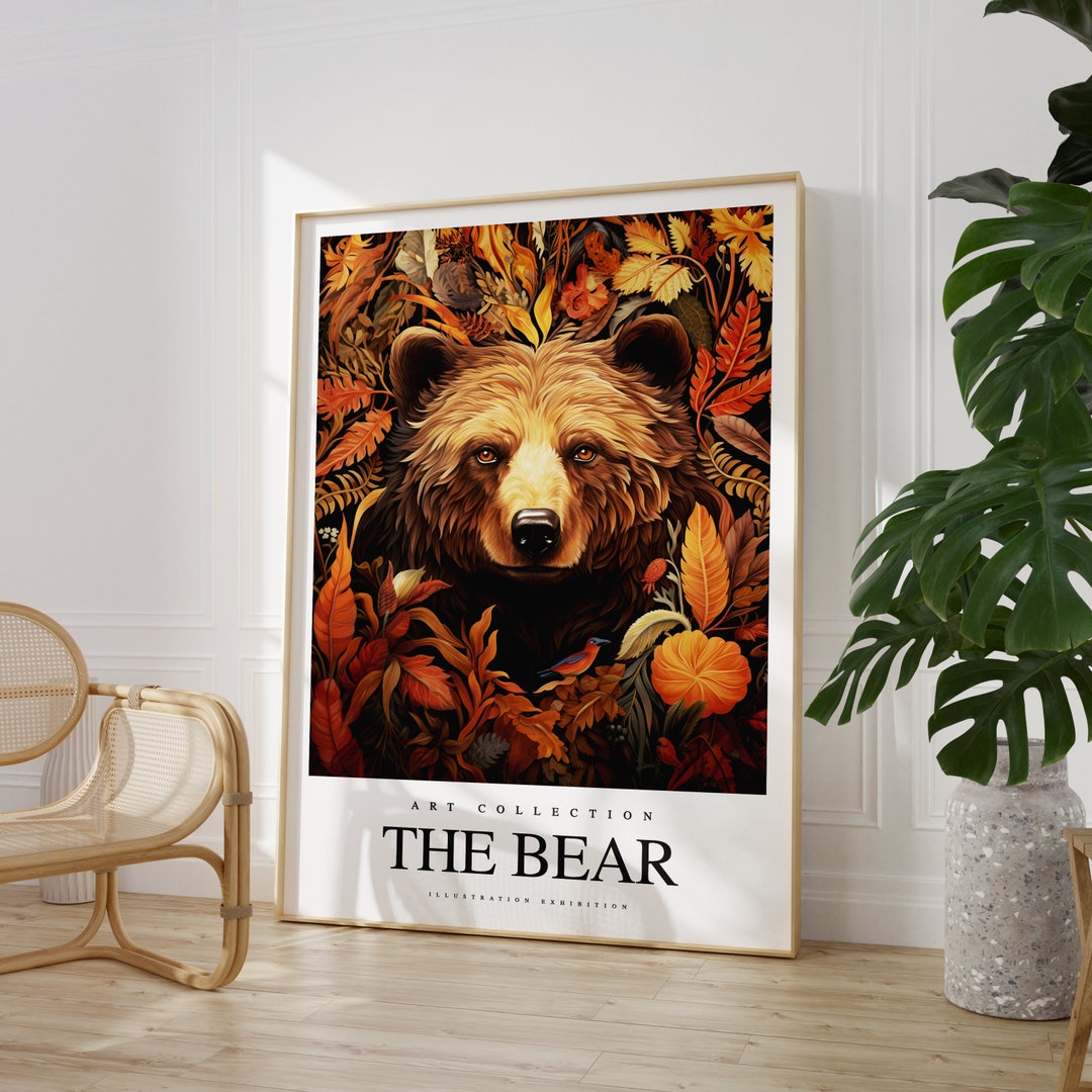 Any Colour - the Bear Print - Bear Poster - Bear Art - Bear Print - Any ...