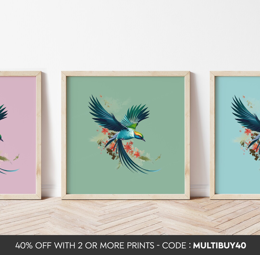 Quetzal Poster - Quetzal Print - Quetzal Art - Bird Art - Birds Print ...