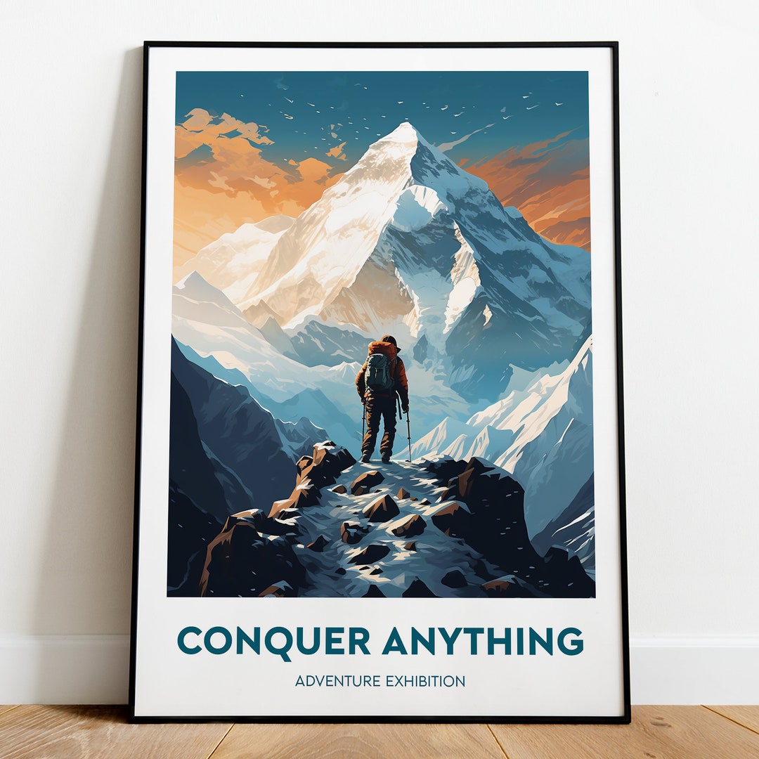Any Colour - Mountain Adventure Print - Mountain Adventure Poster ...