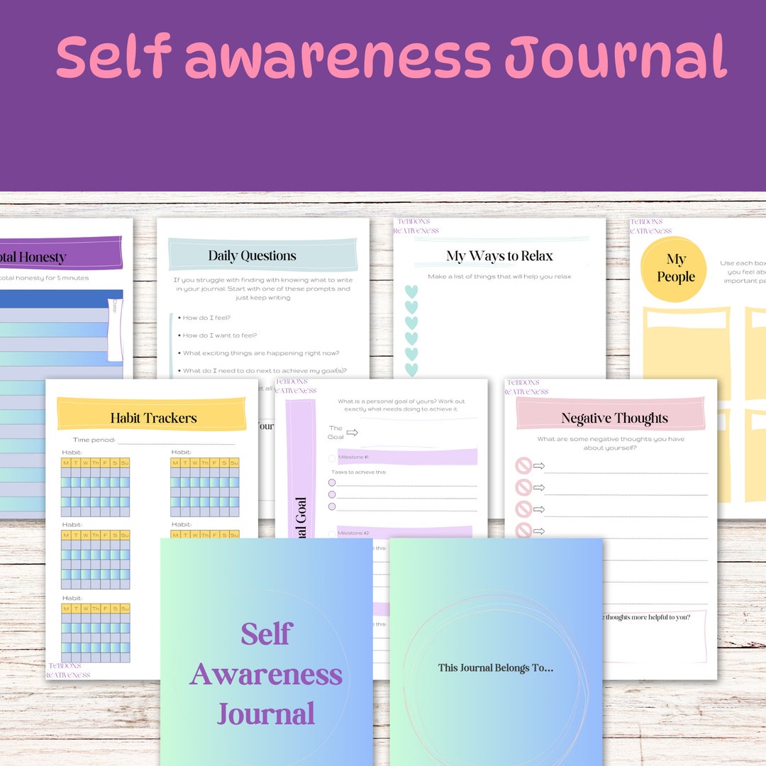 Self Awareness Journal - Etsy