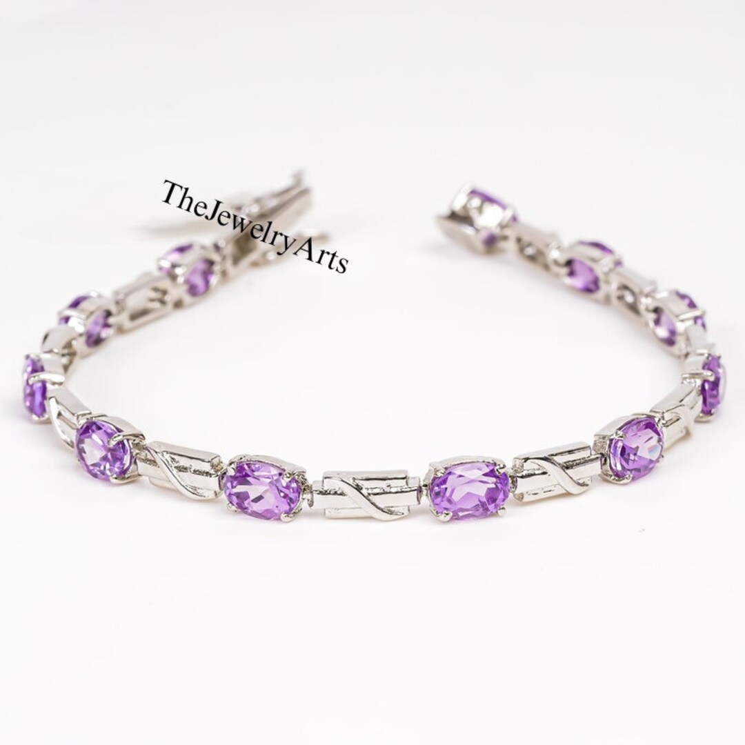 Alexandrite Bracelet, Engagement Bracelet, Color Changing Gemstone ...