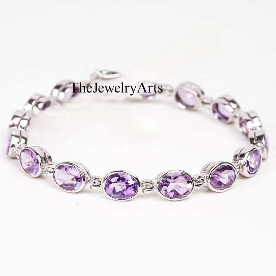 Alexandrite Bracelet, Wedding Bracelet, Color Changing Gemstone ...