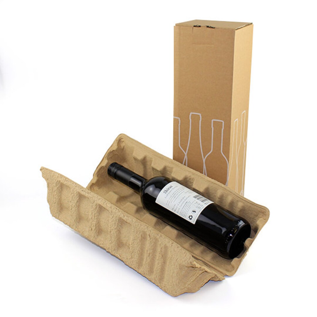 Wine Bottle Small Parcel Postal Box Shipping Boxes for 500ml 1000ml 1L ...