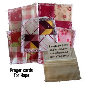 Pink Floral Prayer Cards Prayer Pocket Quilt - Etsy