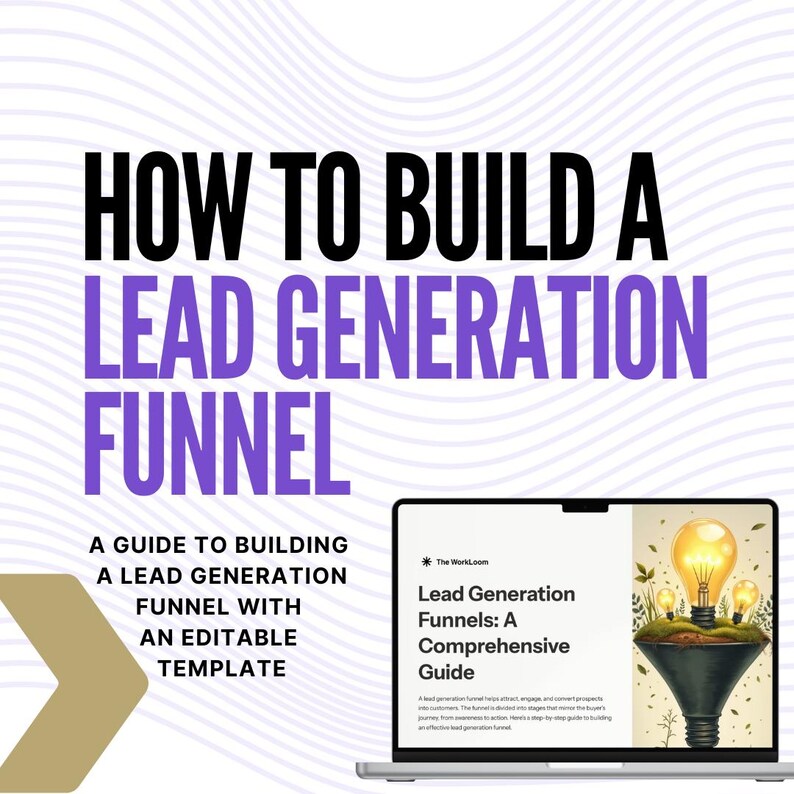 How to Create a Lead Generation Funnel Guide & Template - Etsy