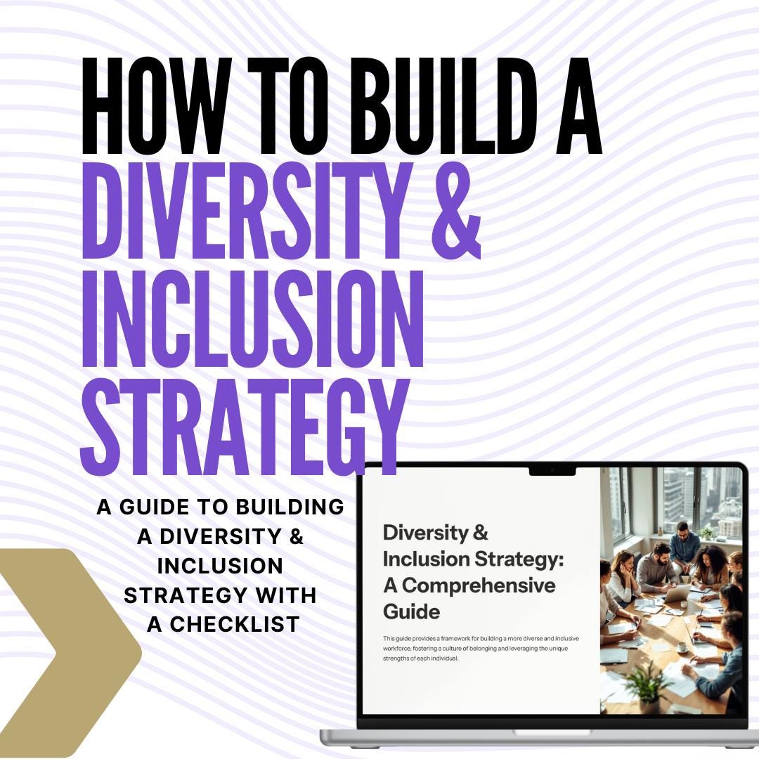 Build A Workplace Diversity and Inclusion Strategy Guide & Checklist - Etsy