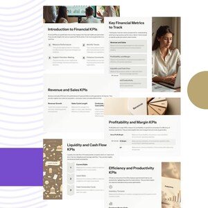 Financial KPI Dashboard - Etsy