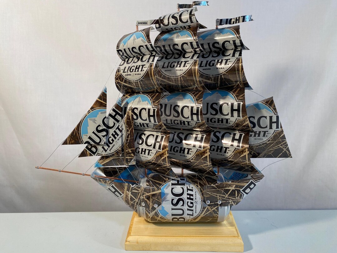 Anheuser Busch Light Camo Beer Can Ship - Etsy